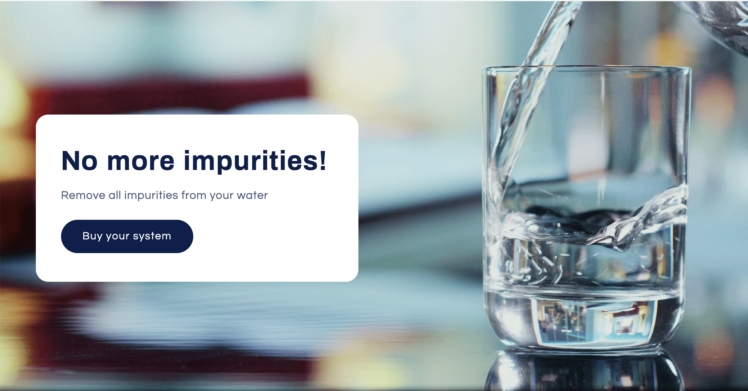 NG Eau Pure - No more impurities in your water for a better life.